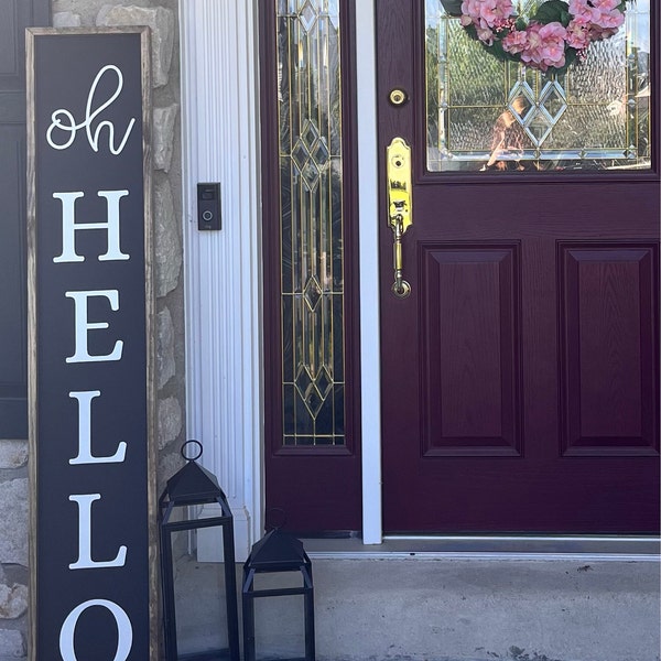 Oh Hello Porch Board - Etsy