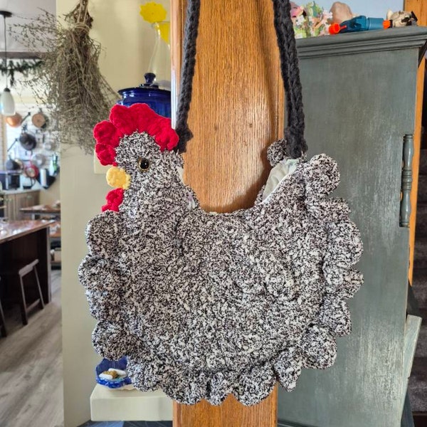 Crochet Chicken Bag Pattern Only U.S Terms - Etsy