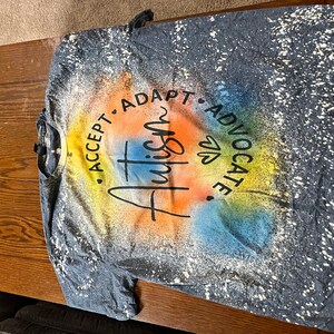 Autism Shirt Autism Mom Shirt Autism Bleached Shirt - Etsy