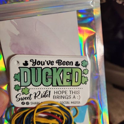 St Patrick's Day Youve Been Ducked Duck Tags Ducking Tags Tags for ...
