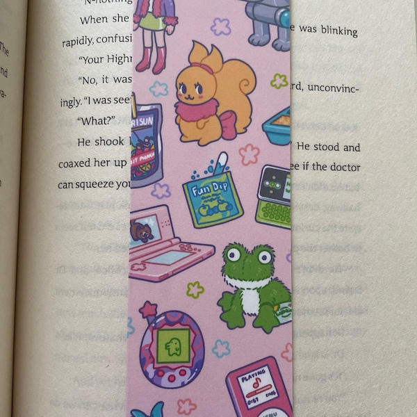2000s Nostalgia Bookmark | Y2K Bookmark | Book Lover Gift - Etsy
