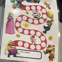 SUPER MARIO Reward Chart | Printable Mario Behavior Chart | Daily Chore ...