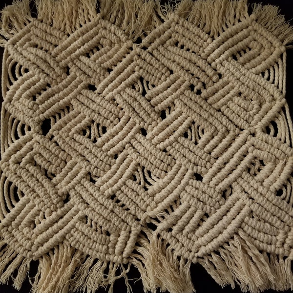 Macrame Celtic Knot Table Runner Pattern, Instant Digital Download of ...
