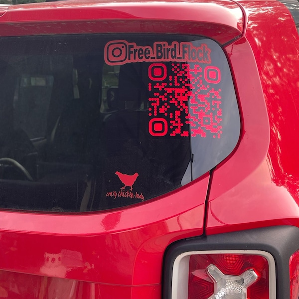 Design Your Own QR Code, Design Your Own Window Sticker, Custom Window ...