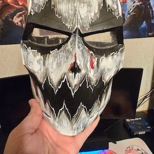 Skull Skeleton Motorcycle Mask for Rider Paintball Airsoft Gun Demon ...