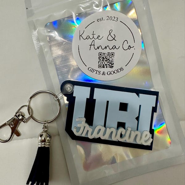 Personalized College Name Tag | College Acceptance | Gift | Grad ...