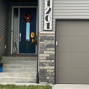 House Numbers Oversized Rustic Modern 10 Inch Number Sign large ...