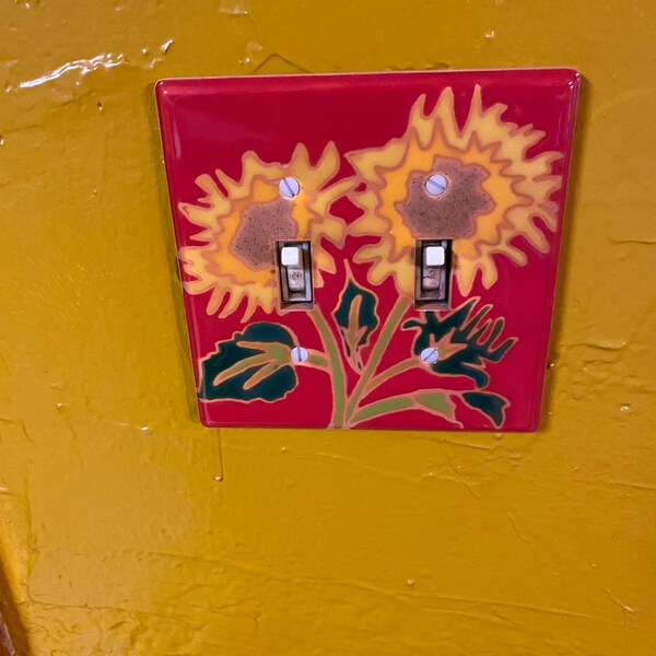 Blue, Solid Royal Blue Color, Light Switch Cover, Single Switch, Double ...