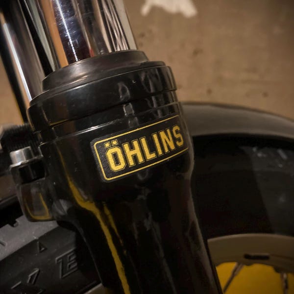 Motorcycle Car High Quality Stickers Ohlins Shock Absorber Decals Vinyl ...