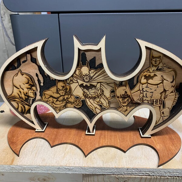 3D Multilayer, Laser Cut SVG - 6 Layer Art Piece for Glowforge - SVG ...