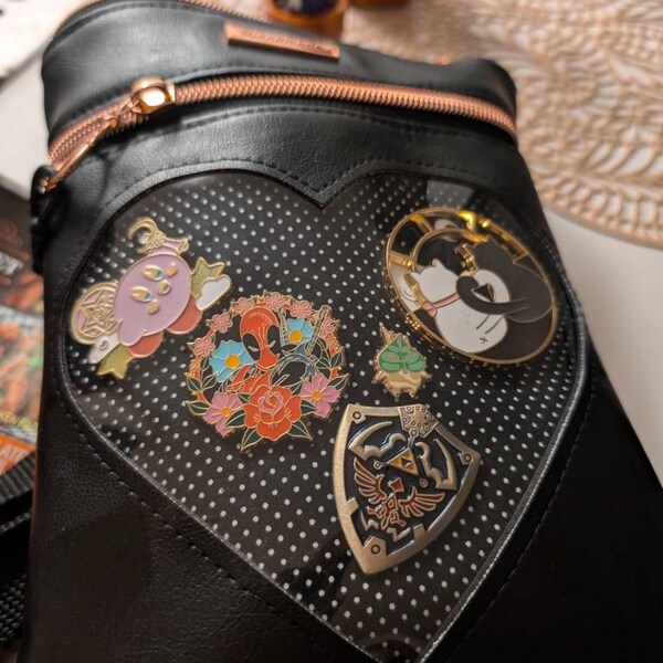 Mothman Mini Backpack, Goth Backpack, Crossbody Sling, Convertible ...