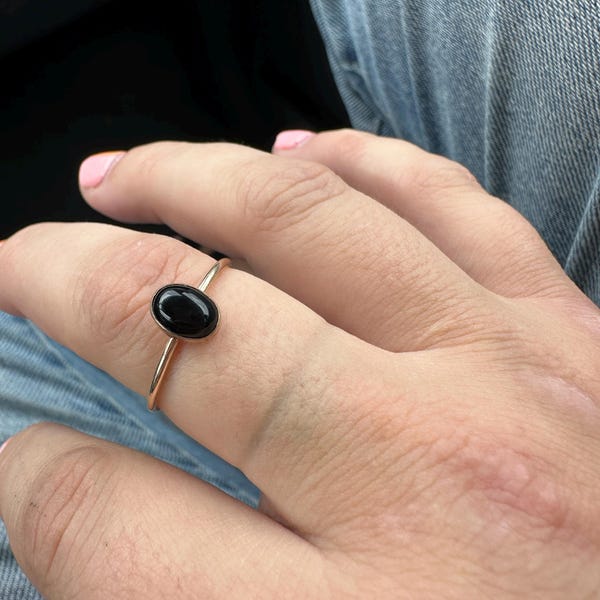 Ruby Ring/ 14k Gold Filled Stacking Ruby Ring/ Stackable/ Silver Ruby Ring/ Dainty Ring ...