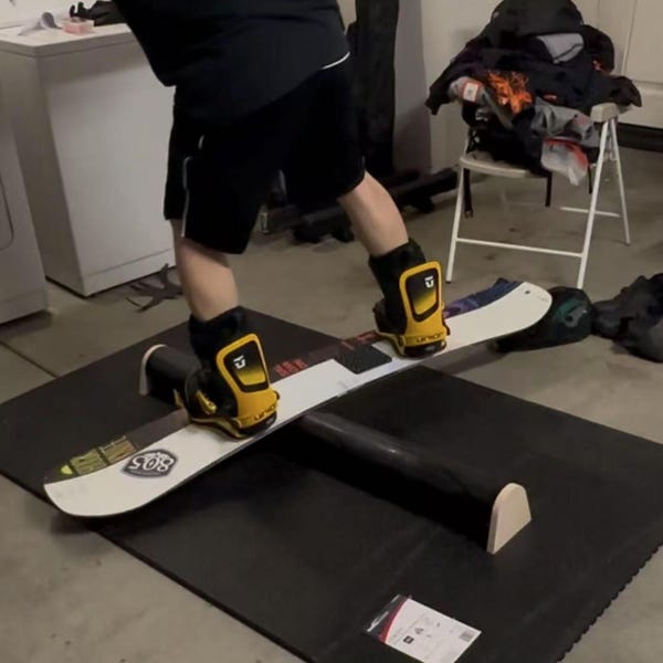 Snowboard Balance Trainer Workout Equipment for Beginners Practice ...