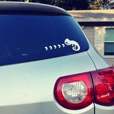 Comma Comma Comma Chameleon Funny Die Cut Vinyl Window Decal a-2009 - Etsy