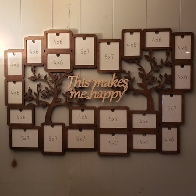 Large Picture Frame Collage Big Photo Frame Family Tree Collage Custom ...