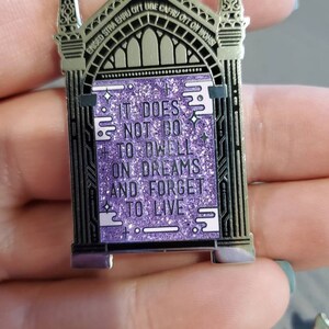 Magic Mirror Hard Enamel Pin Enamel Pin Wizard | Etsy