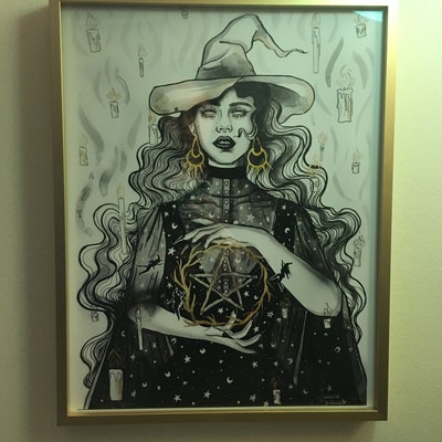 Coven Inktober Art Print - Etsy