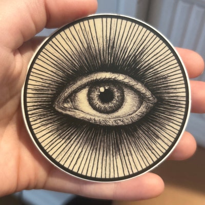 Eye Vinyl Sticker Waterproof Sticker Vinyl Phone Sticker Vinyl Laptop ...