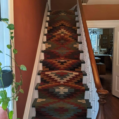 Wool Jute Kilim Multi Color Runner Rug,bedside Runner,custom Stair ...