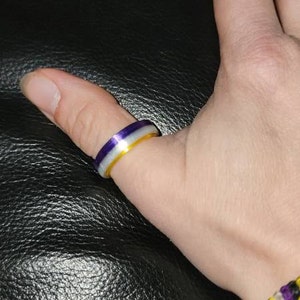 LGBTQ Fidget Rings, Pride Flag Fidget Rings, Pride Month, LGBTQ Flag ...
