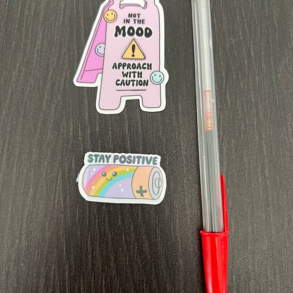 Not in the Mood Throwback Waterproof Sticker Decal/millennial 90s ...