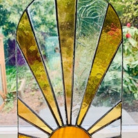 PATTERN Sunburst Panel Stained Glass Pattern (Instant Download) - Etsy UK