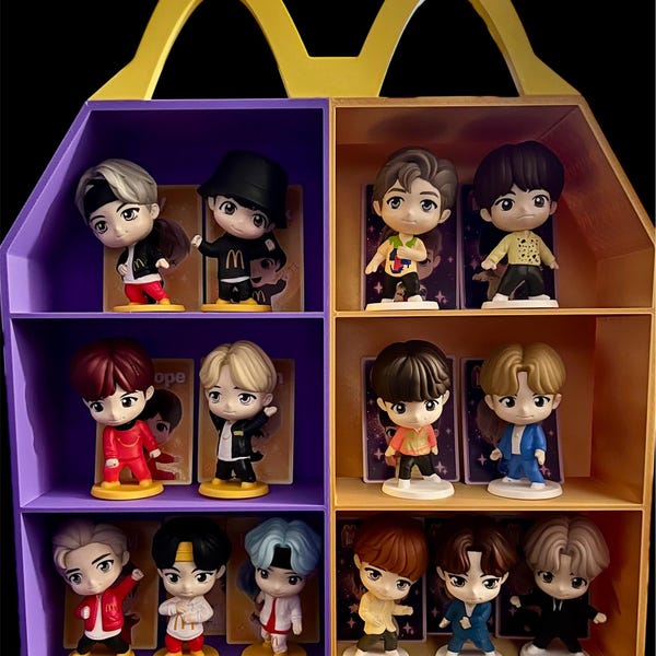 Supersized BTS Tinytan Display | Happy Meal Display | Wall Mountable ...