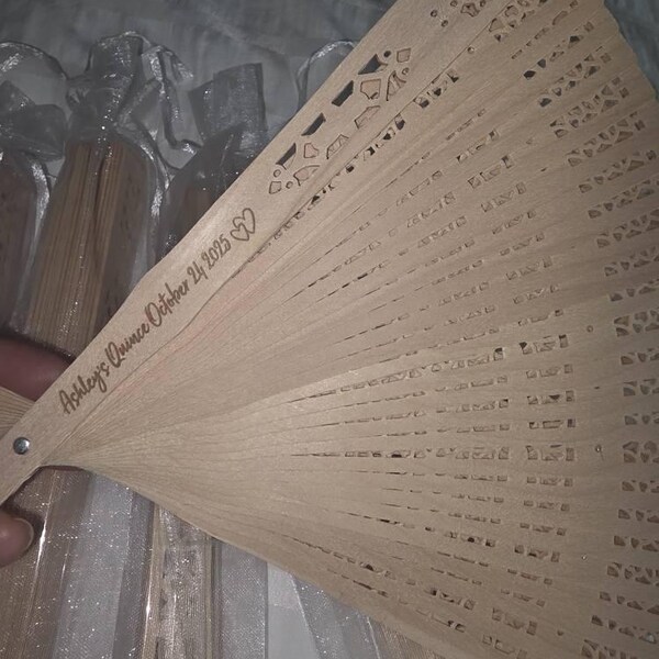Ocean Fruit Scented Wedding Fans Rustic Sandalwood Fans Favors in Bulk ...