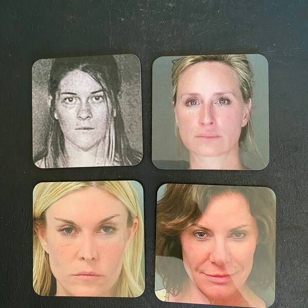 Bravolebrity Mugshot Coasters - Customize Your Own Set of 4 - Real ...