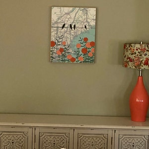 Flower Box Card Set / Blank Map Greeting Cards Box Set of 6 Flower ...