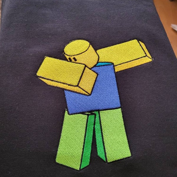 ROBLOX Dab Kids Game Embroidery Design File - 2 Sizes - Instant ...