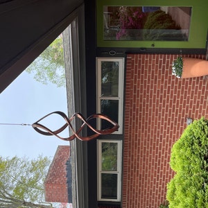 Infinity Copper Sculpture, Wind Spinner, Garden Art - Etsy