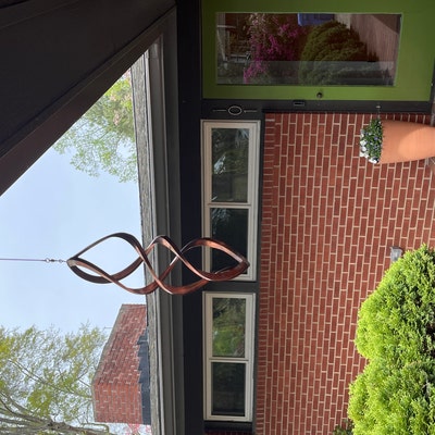 Infinity Copper Sculpture, Wind Spinner, Garden Art - Etsy
