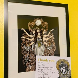 Hel Hand Signed Print Norse Gods Collection - Etsy