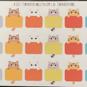 12 Sticky Note Planner Stickers Notepad Planner Stickers - Etsy