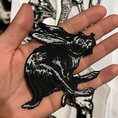 Horror Patch Spine Back Patch, Large Embroidered Patch, Skeleton, Skull , Punk Patch, Goth Patch ...