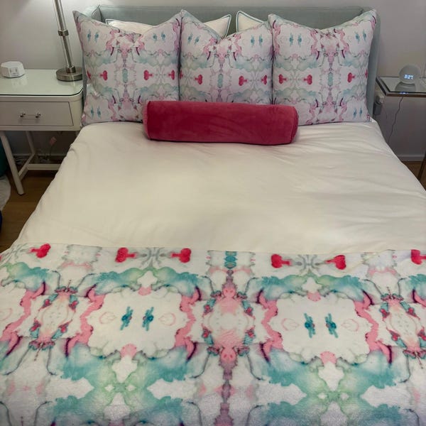 Personalized Monogrammed Sheet Set 100% Cotton Sateen Luxury Hotel ...