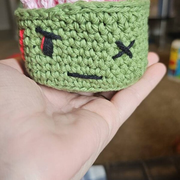 Zombie Brain Coasters Crochet Pattern, Halloween Crochet Pattern ...