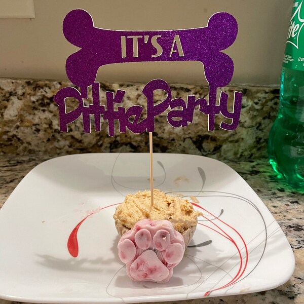 Pit Bull Cake Topper, Pitbull Birthday Party, Pittie Gotcha Day, Pittie ...