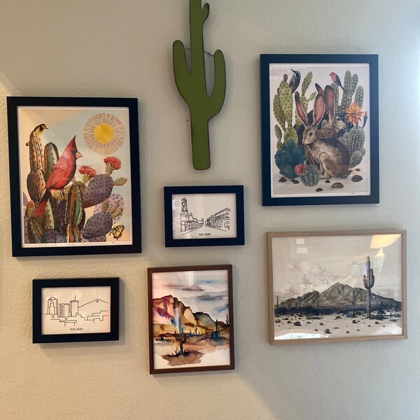 Cactus Garden Artwork by Jason Smith - Etsy