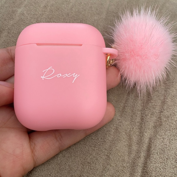 Custom Airpods Pro 3 Case Cute With Pom Pom Keychain,silicone AirPod ...