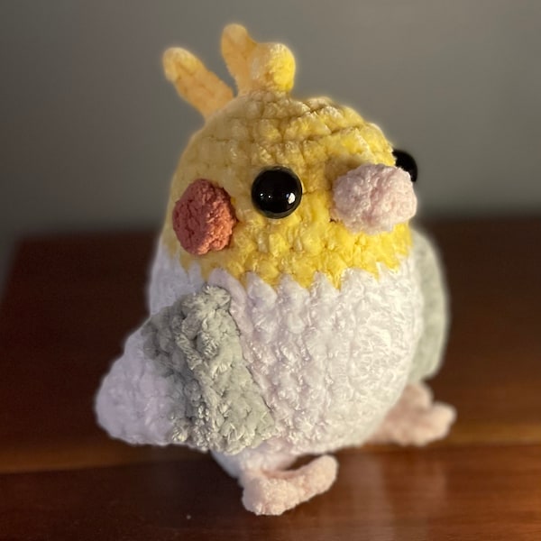 PATTERN/INSTRUCTIONS Cockatiel, Bird Pattern, Charlie the Cockatiel ...