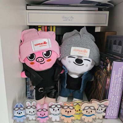Skzoo Hoodie Set, Stray Kids Plushies, Skzoo Outfits, Skzoo Clothes ...