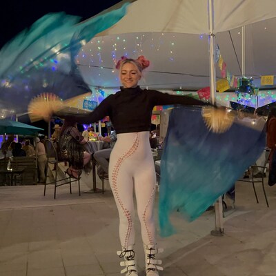 Fan Poi Loops Pair. Upgrade to Use Fans as Fanvoi /poi Add to Lunarwear ...