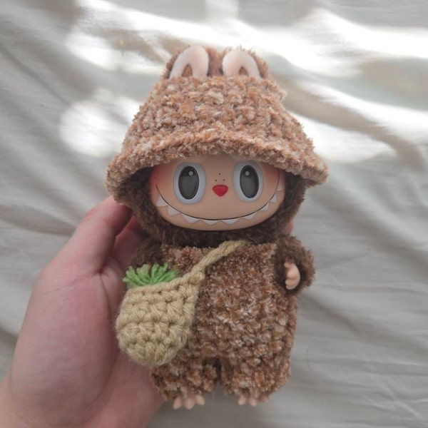 Labubu Crochet Frog Clothes - Etsy