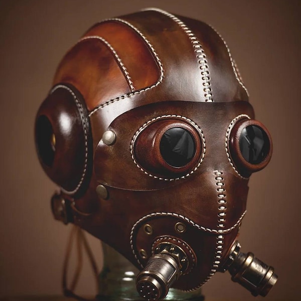 Dust Angel Leather Mask PDF Pattern With 3D Printed Molds, STL Files ...