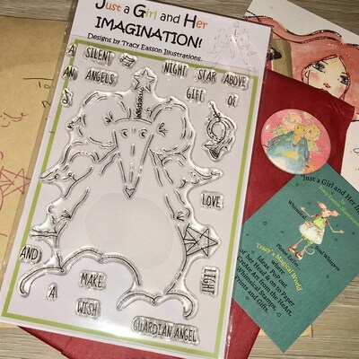 The Clans Guardian Angel A6 Stamp Set-tracy Easson - Etsy UK