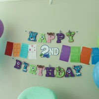 Instant Download Printable Monsters Banner Monsters Doors Banner ...