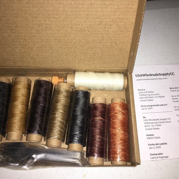 Leather Sewing Kit - Leathercraft Repair Kit - Leatherworking Stitching ...