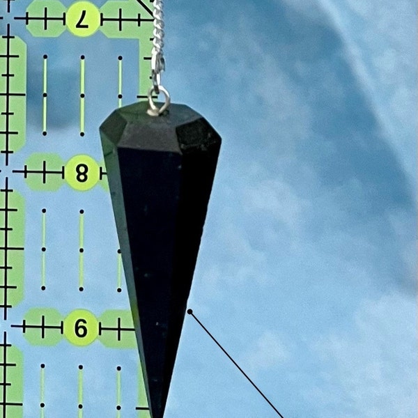 Crystal Pendulum, Healing Pendant, Dowsing Pointed Pendulum Pendant ...